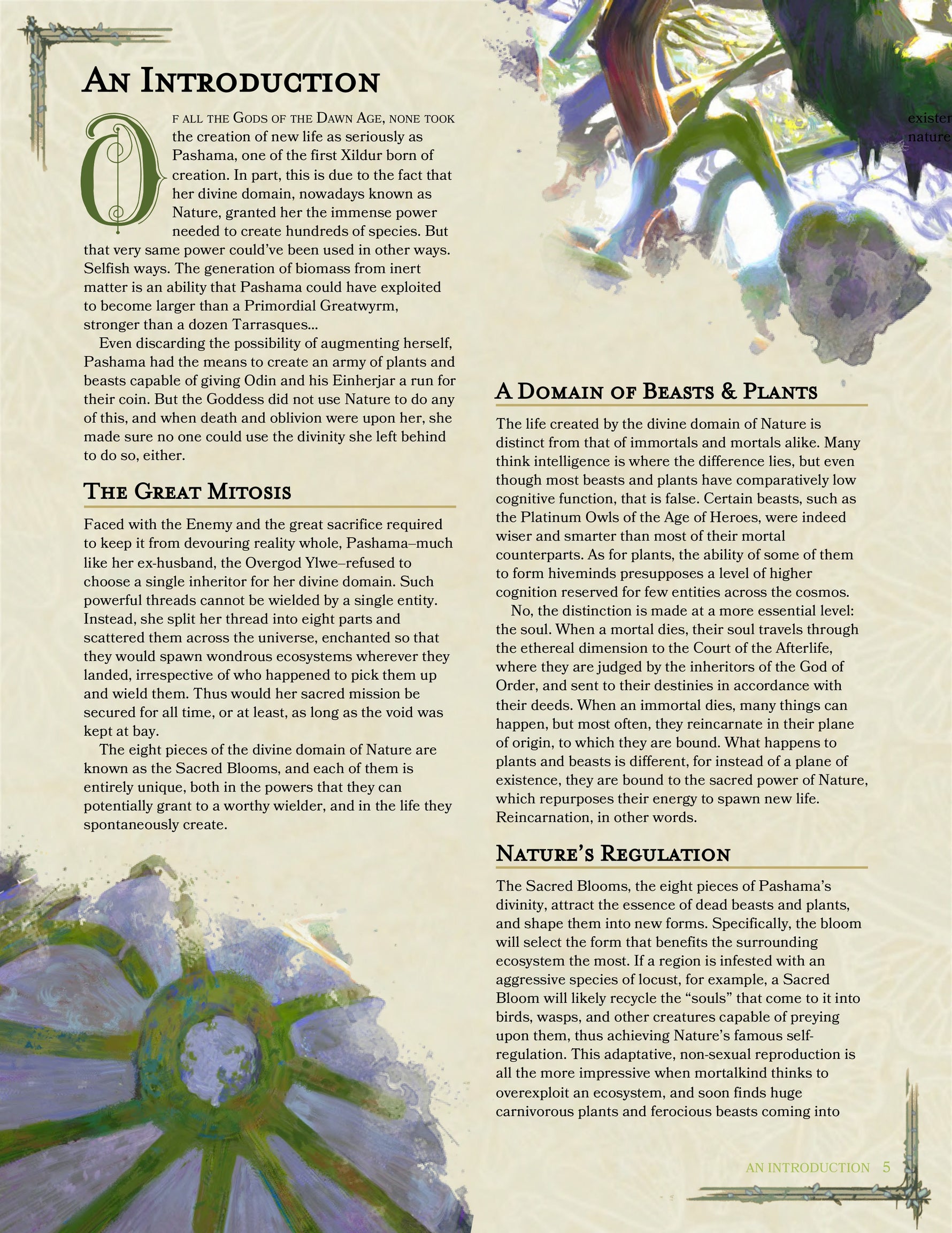 Alesthesian's Guide to the Exalted Wilds | Codex Entries – Ariadne's Codex of Strings