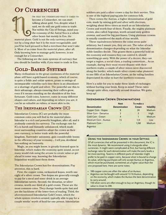 Commodities of the Cosmos | Codex Entries – Ariadne's Codex of Strings