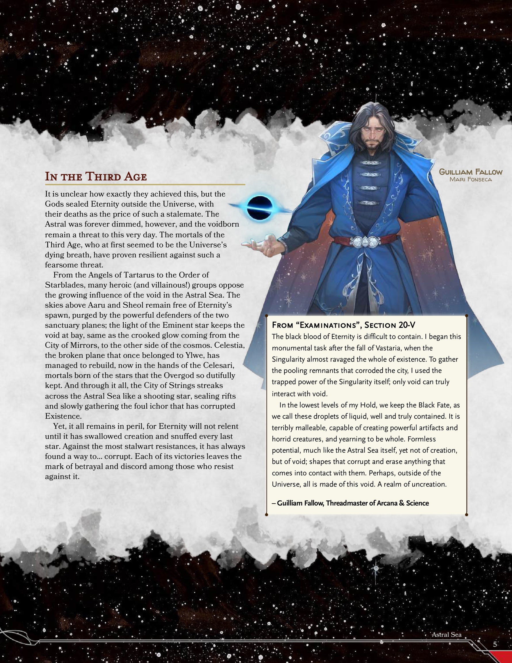 Dangers of the Astral Sea | Codex Sourcebooks – Ariadne's Codex of Strings