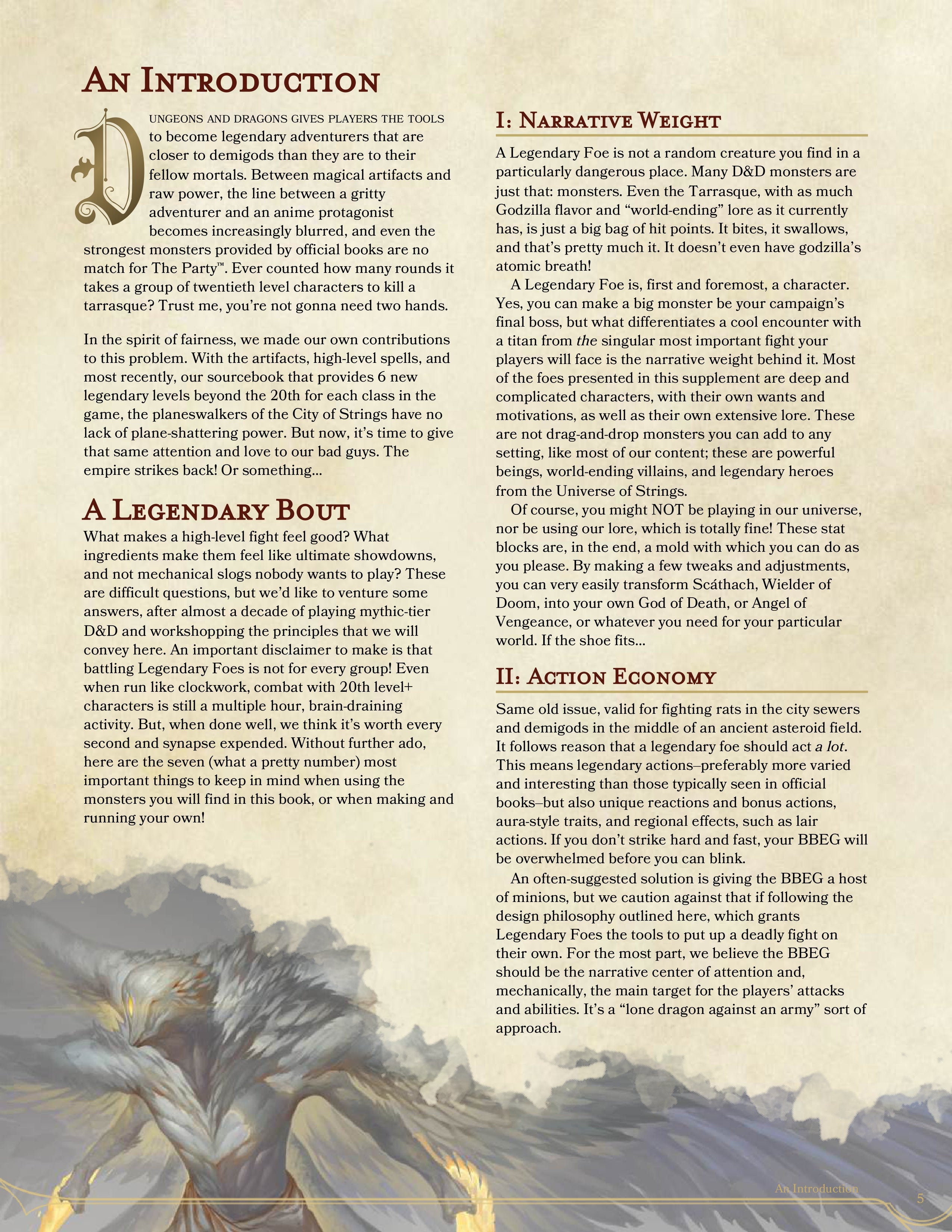 Theseus' Tome of Legendary Foes | Codex Entries – Ariadne's Codex of ...