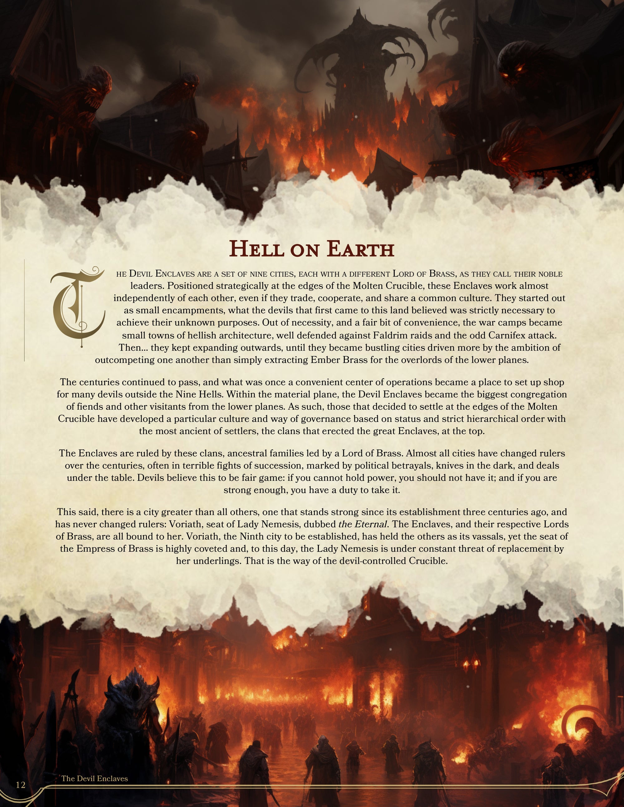 The Molten Crucible | Codex Settings – Ariadne's Codex of Strings