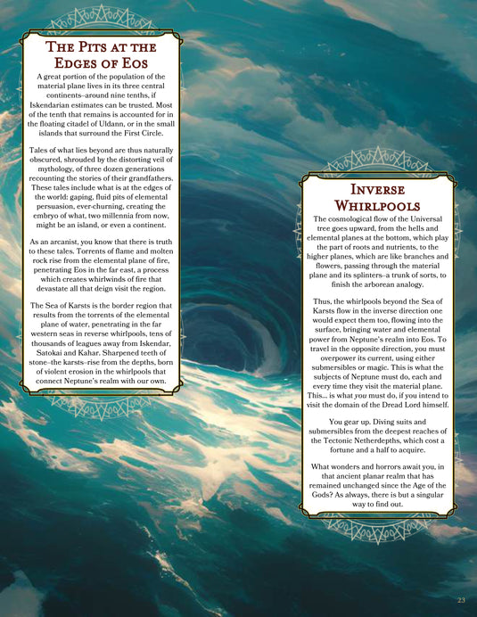 Beneath the Primordial Waves | Codex Entries – Ariadne's Codex of Strings